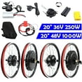 MONIPA 20" Front and Rear Wheel Electric Bicycle Conversion Kit ...