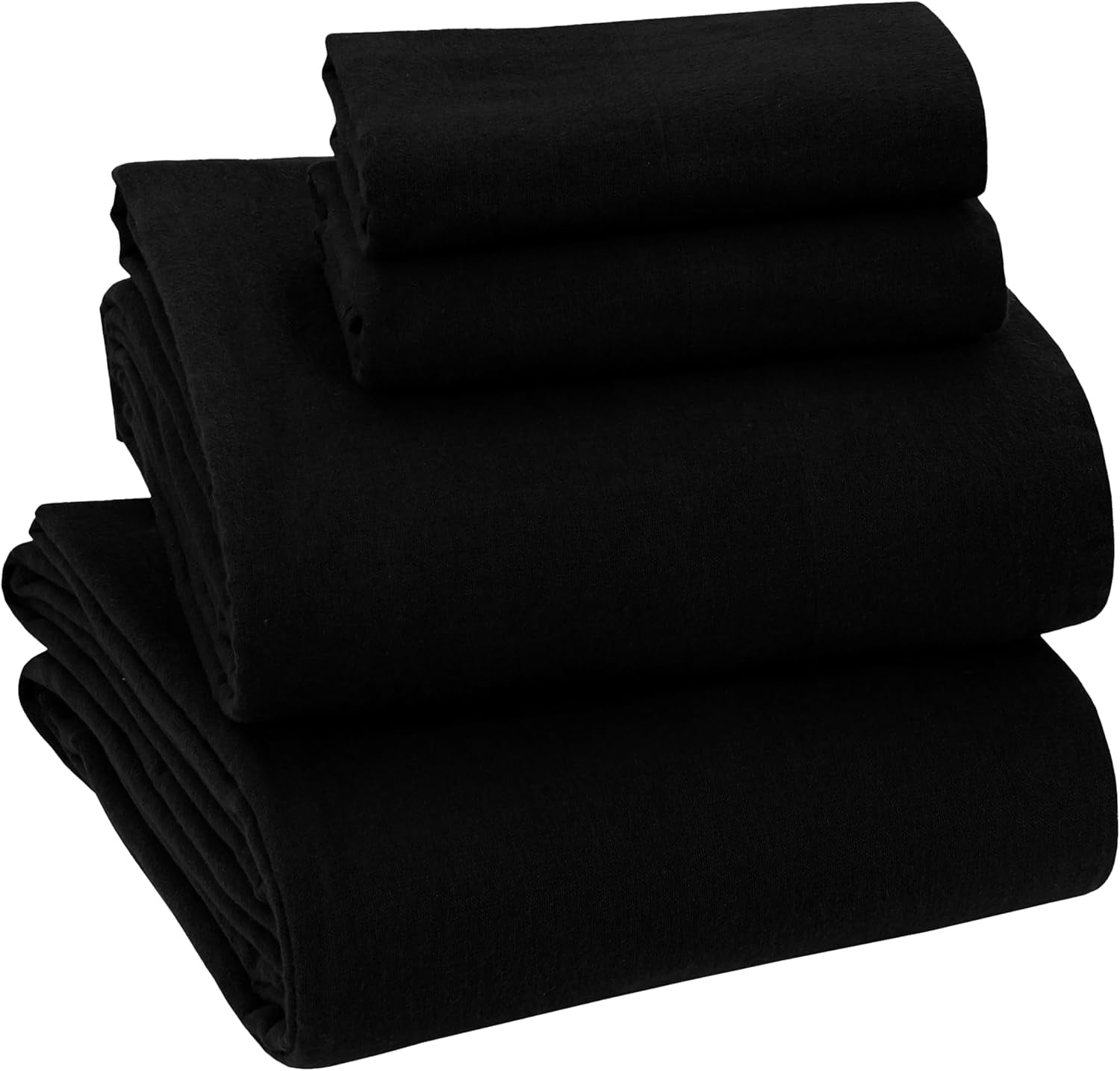 EnvioHome Flannel Sheet Set, 100% Cotton – Soft Double Brushed Flannel ...