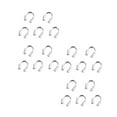Stri 100pcs U Shaped Wire Loops Wire Guards Cable Protectors for ... Stri 100pcs U Shaped Wire Loops Wire Guards Cable Protectors for ...
