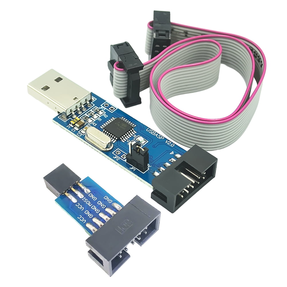 Programador USBASP USBISP Kuymtek AVR ISP ATMEGA8 ATMEGA128 recto y tablero | Walmart en línea