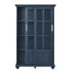 Ameriwood Home Aaron Lane Bookcase with Sliding Glass Doors, Multiple ...