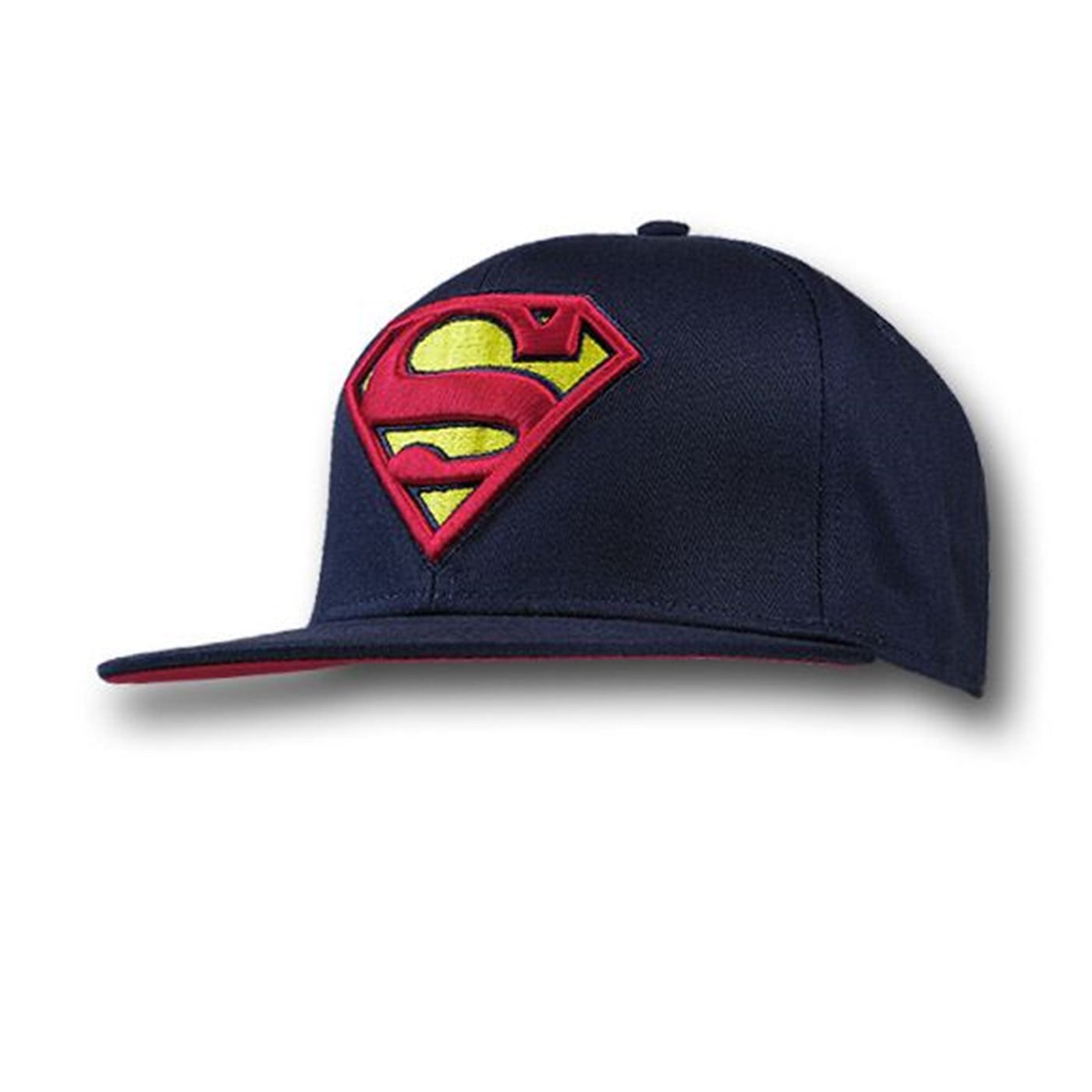 Superman Flat Billed 3D Symbol Baseball Cap - Walmart.com