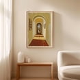 Affixzi Sunlit Corridor Poster | Warm Light Perspective Wall Art for ...