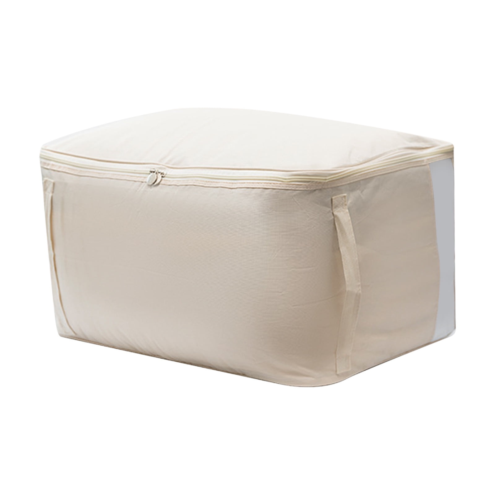 RKZDSR Large Quilt Storage Bag with 2-Way Zipper & See-Through Front ...