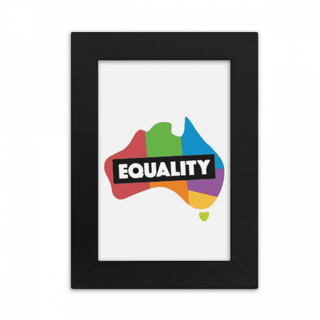Gender Difference Australian Rainbow Equality Desktop Photo Frame ...