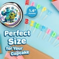30 x Edible Cupcake Toppers – Fun Monster Adventure Collection of ...