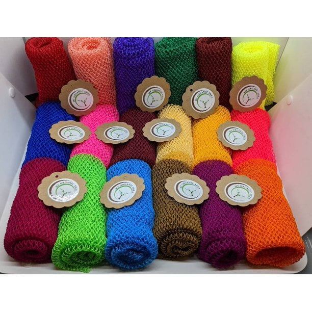 Exfoliating 100% Nylon African Bath Sponge 70", Mesh Shower Sponge ...