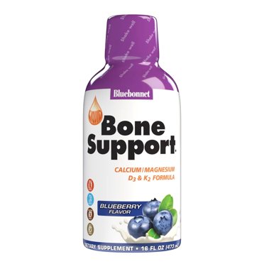Bluebonnet Liquid Calcium Magnesium Citrate Vitamin D3 Supplement ...