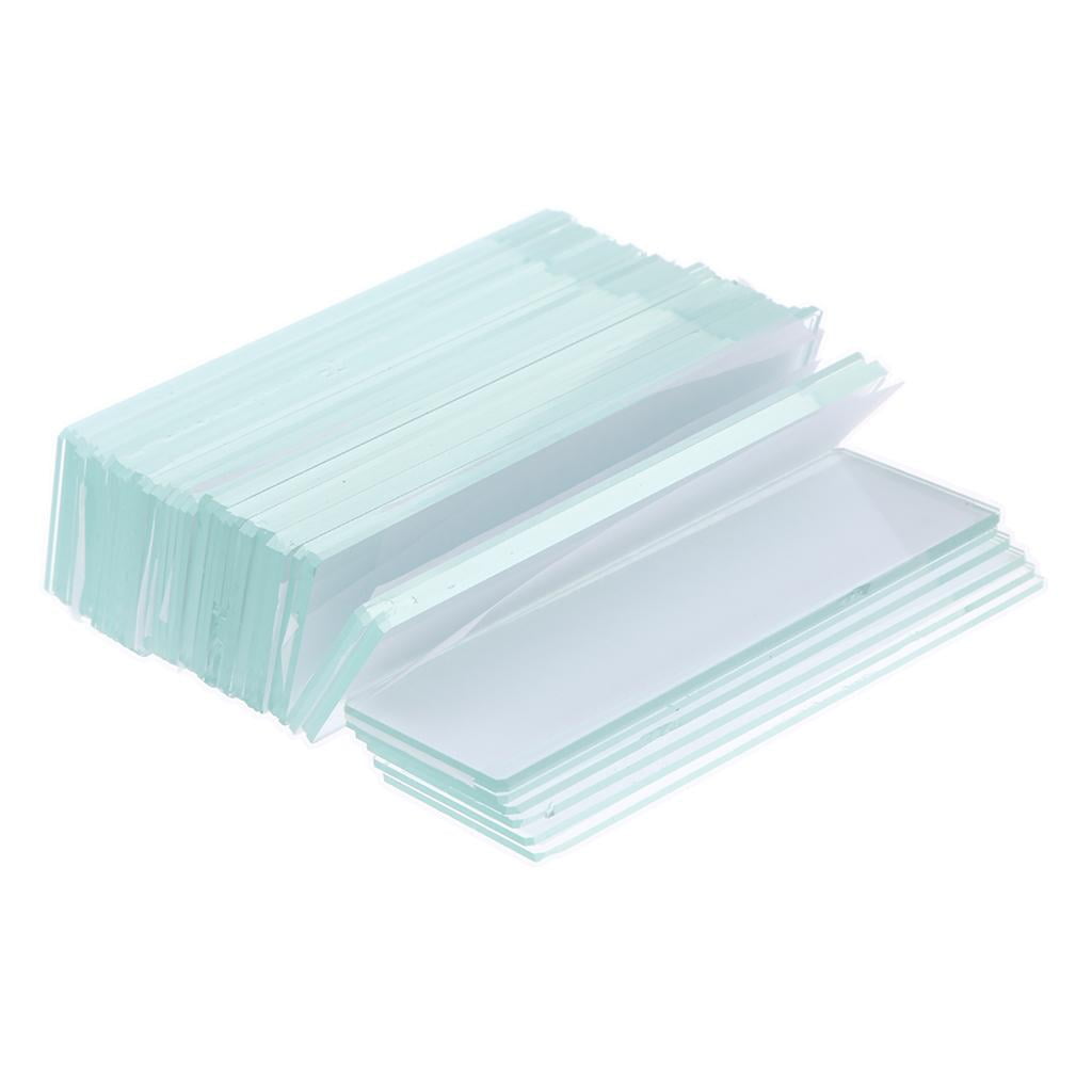 Blank Glass Slides 25x76mm Thick mm for Lab Preparation 50pcs Pack ...