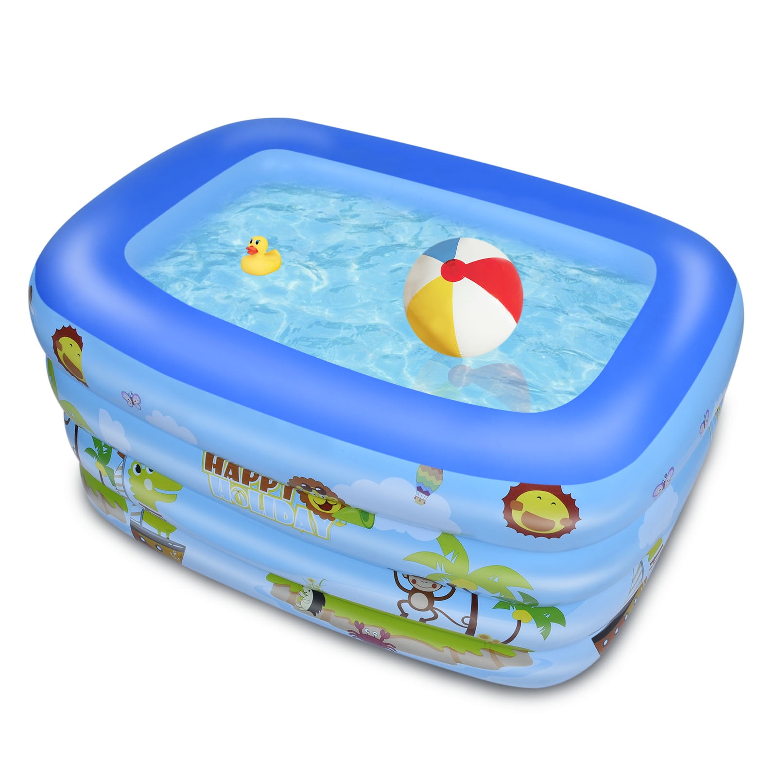 Swimming Pool Family Inflatable Swim Pool for Kids, Indoor & Outdoor，47 ...