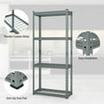 Costway Garage Living Room Adjustable Height 4-Tiers Storage Rack Boxed ...