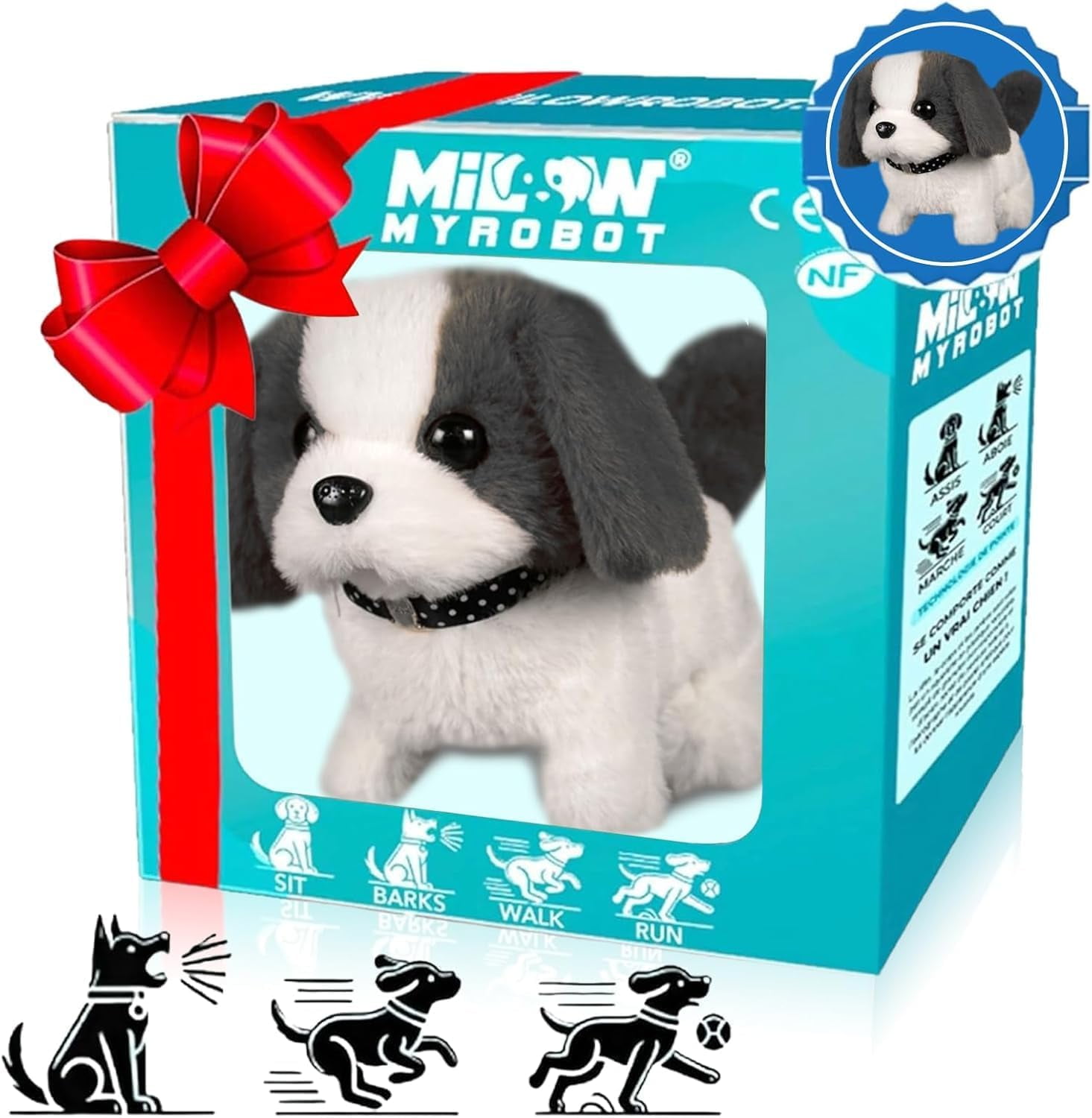 Milow Robot Puppy,Milow-My Realistic Robot Puppy,Milow Robot Dog,Milow ...