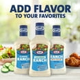 Kraft Zesty Cucumber Ranch Salad Dressing, 16 fl oz Squeezable Bottle ...