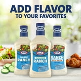 Kraft Zesty Cucumber Ranch Salad Dressing, 16 fl oz Squeezable Bottle ...