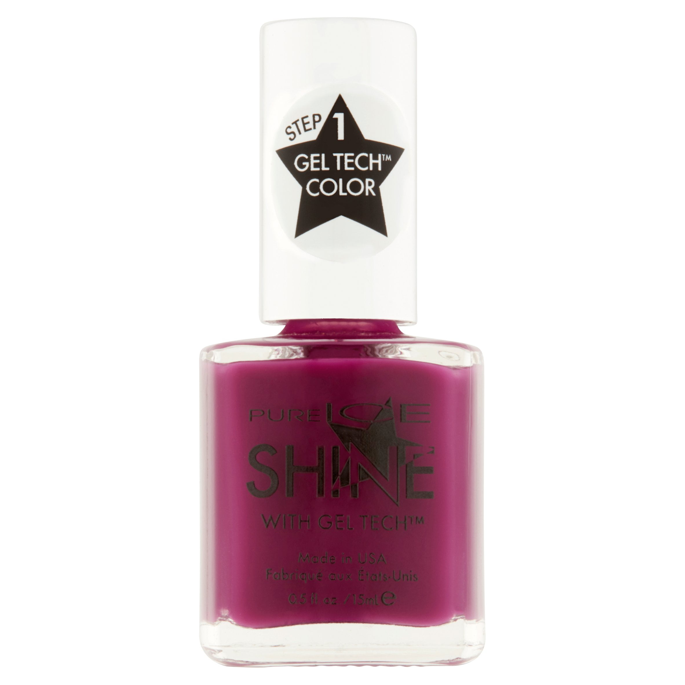 Pure Ice Shine with Gel Tech Nail Polish, Shock & Awesome, 0.5 fl oz ...