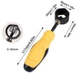 Hxlamzoo Steel Tapping Handle Tool with Yellow High-Visibility Handle ...