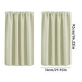 Blackout Curtains, Sheer Window Treatments, Polyester Material, Light ...