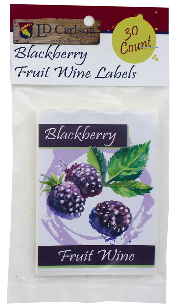 Blackberry Fruit Wine Labels - Walmart.com