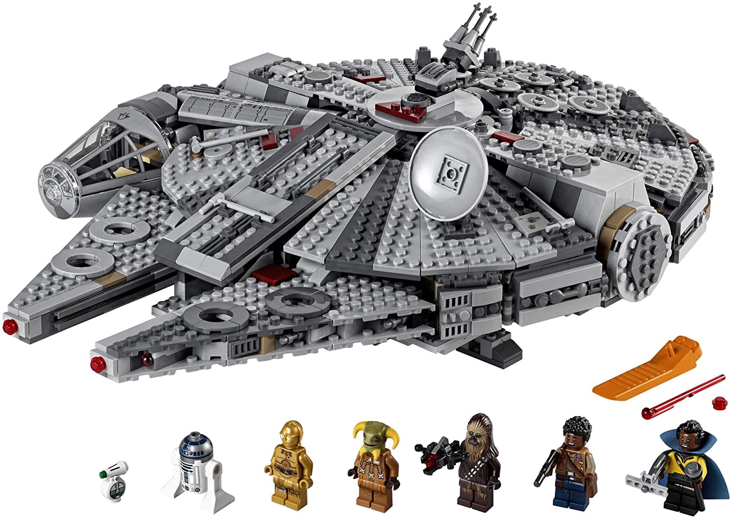 LEGO Star Wars Millennium Falcon 75257 Building Set - Starship Model ...