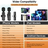 MAYBESTA Wireless Lavalier Microphone for iPhone, iPad, Android ...