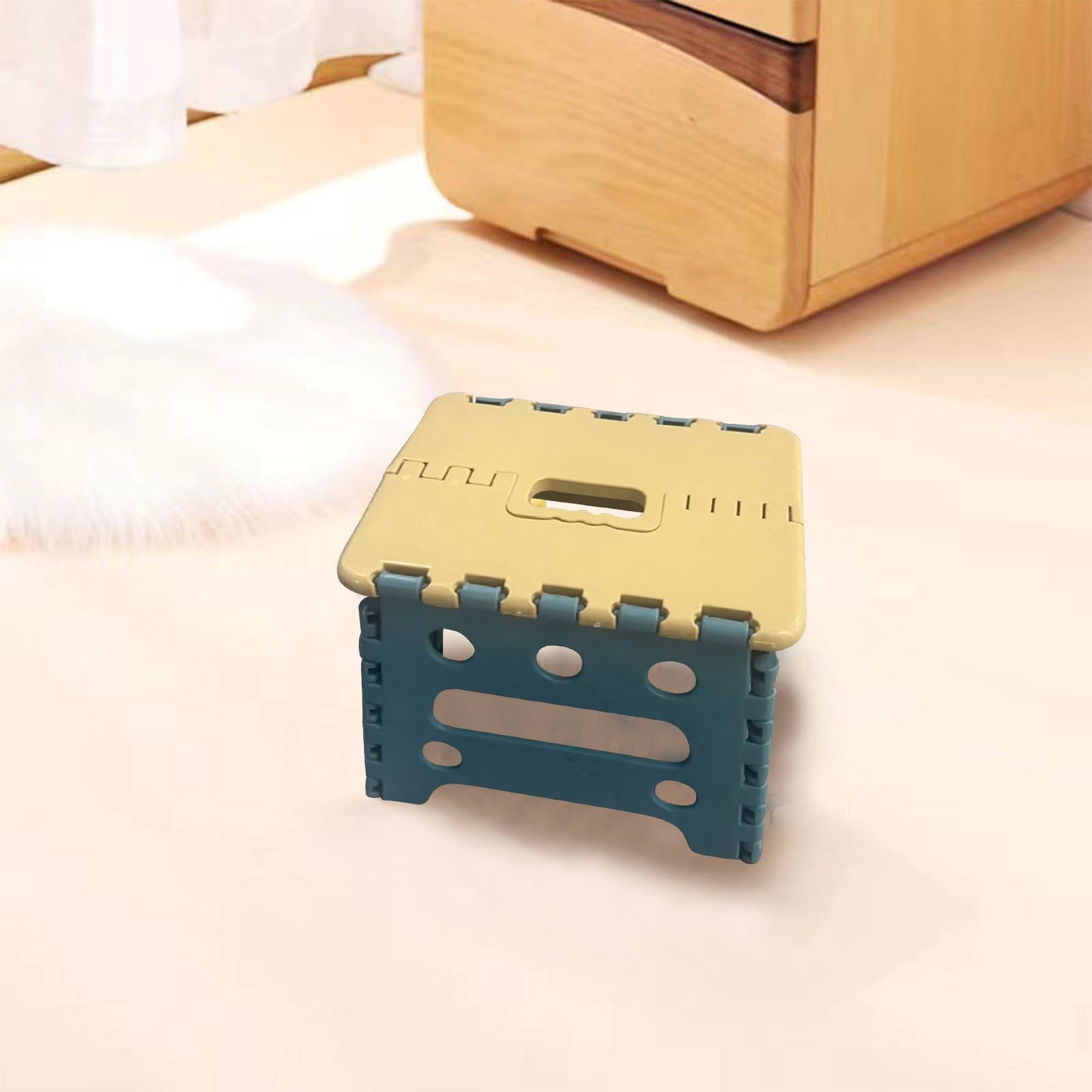 Apmemiss Folding Step Stool 9'' Tall Kids Step Stool Holds Up to 220 lb ...