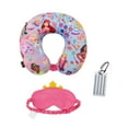 Disney Princess 3-Piece Neck Pillow Travel Set With Eye Mask & Luggage ...