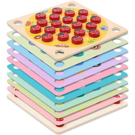 Ladybug’s Garden Memory Game, Scarab Memory Chess, Durable and Safe ...