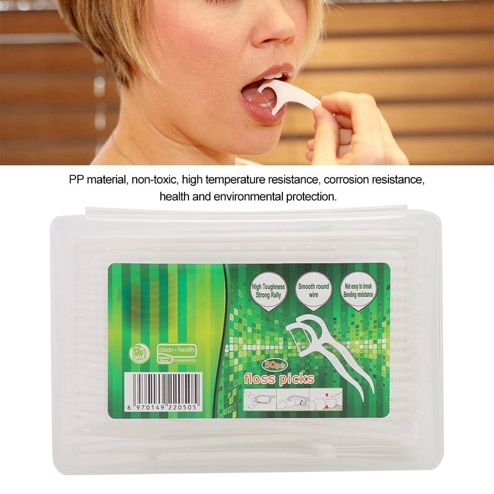 Click here for Fosa Disposable Toothpick 50pcs Dental Floss Dispo... prices