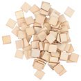 SEWCHICS Unfinished Wood Blocks for Staining and Adding Pictures 100Pcs ...