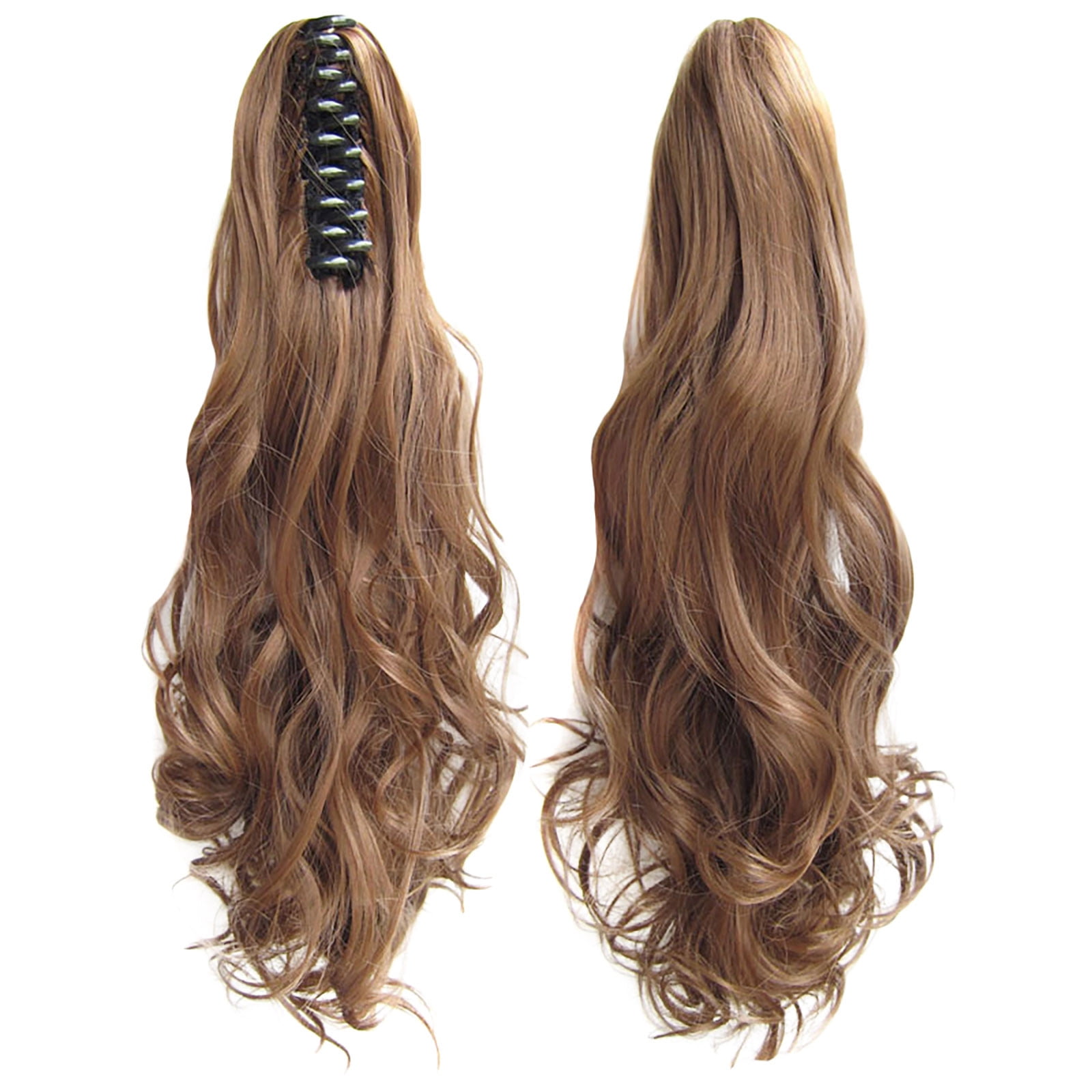Fridja Curly Claw Clip Ponytail Wig Clip Ponytail Extension - Walmart.com