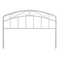 Hillsdale Furniture Jolie Arched Scroll Metal Twin Headboard in ...