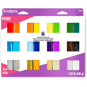 Polyform Premo Polymer Clay Pack Mixed Effect 12pc - Walmart.com