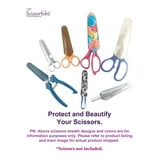 SCISSORFOBZ Designer Scissors Sheaths Shears Protective Covers-4 pcs ...