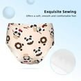 Cauagu Panda Ice Creams Donuts Print Brief Underwear Stretch Cotton