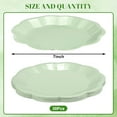 30pcs Sage Green Paper Plates, 7inch Scalloped Small Dessert Cake ...