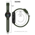 iTech Bold 3 Unisex Adult Smart Watch, Dark Green, Silicone Strap ...
