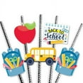 Big Dot of Happiness Back to School - Paper Straw Decor - First Day of ...