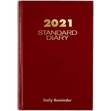 Standard Diary Daily Reminder Book, 2024 Edition, Medium/College Rule ...