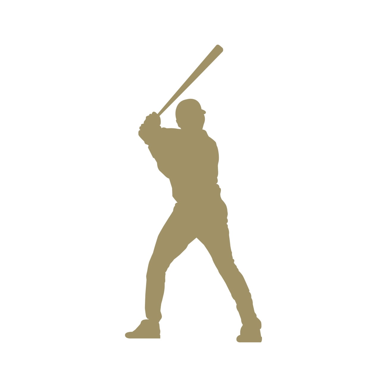 Baseball Batter Sticker Decal Die Cut - Self Adhesive Vinyl ...