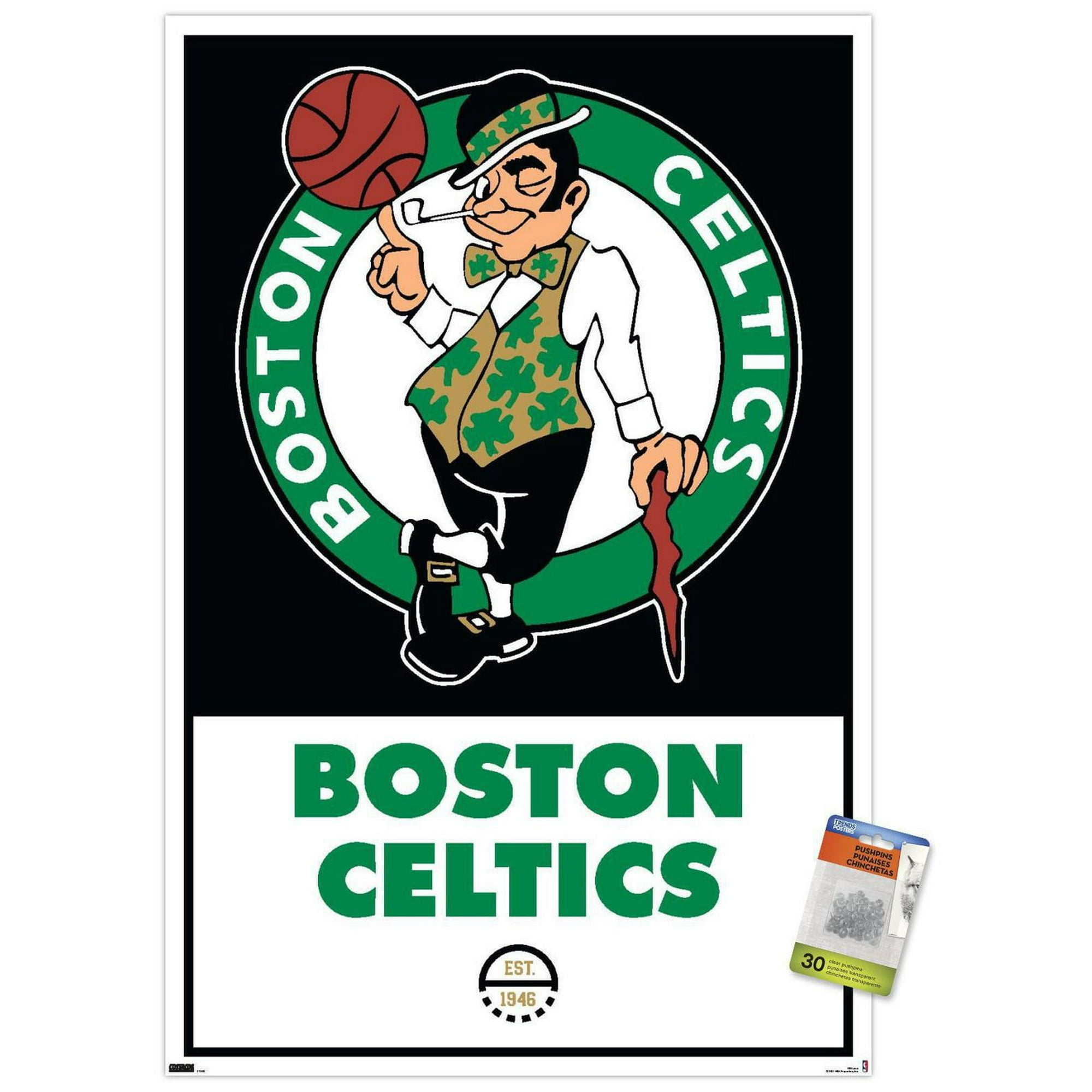 Click here for Trends International Nba Boston Celtics - Logo 21... prices