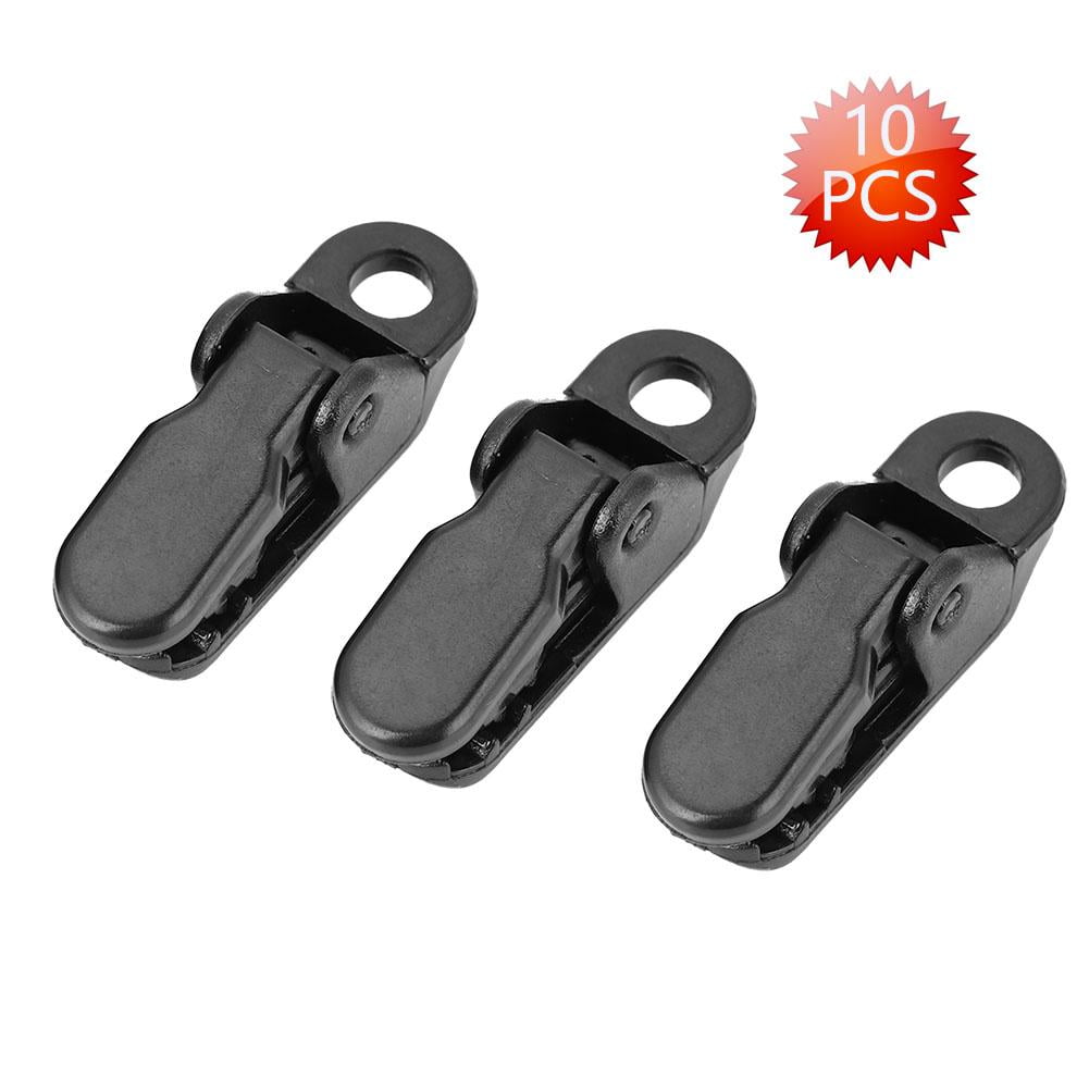 TOPINCN Tarp Clips,10 pcs Camping Awning Canopy Clamp Kit Tarp Clips ...