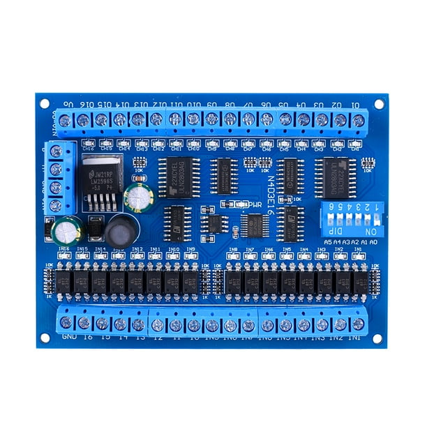 Placa PLC IO Módulo Modbus RTU Interruptor Control Remoto 24V DC 12V RS485 | Walmart en línea