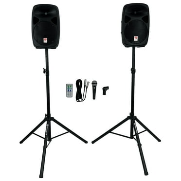 QFX All-in-One 8-Channel Dual 10" DJ Mixer PA System - Walmart.com