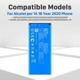 High-Capacity TLi028C7 Battery for Alcatel TRACFONE TCL A509DL and 1B ...