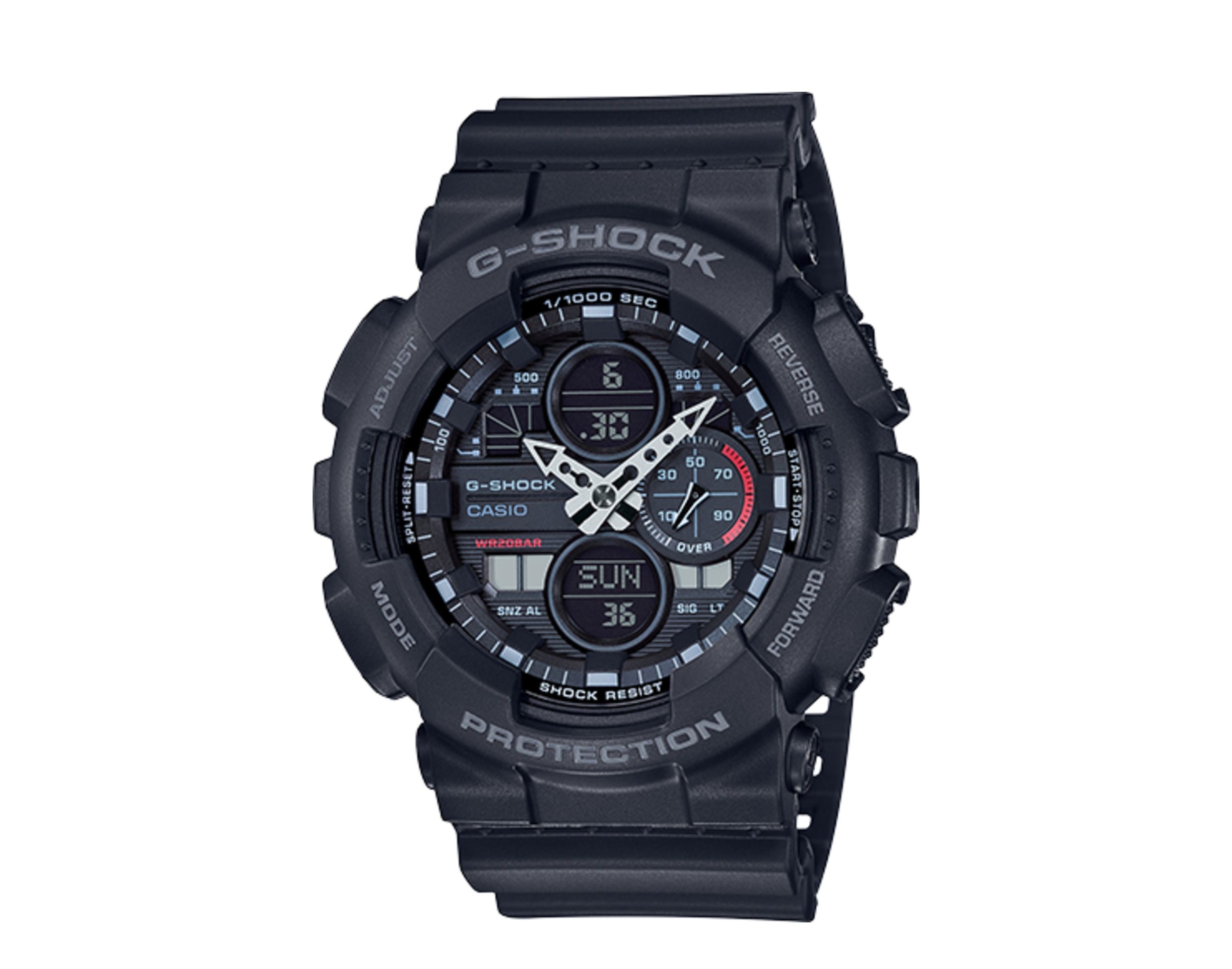 Casio G shock GA 140 1A1 GA140 1A1 Quartz World Time Men s Watch