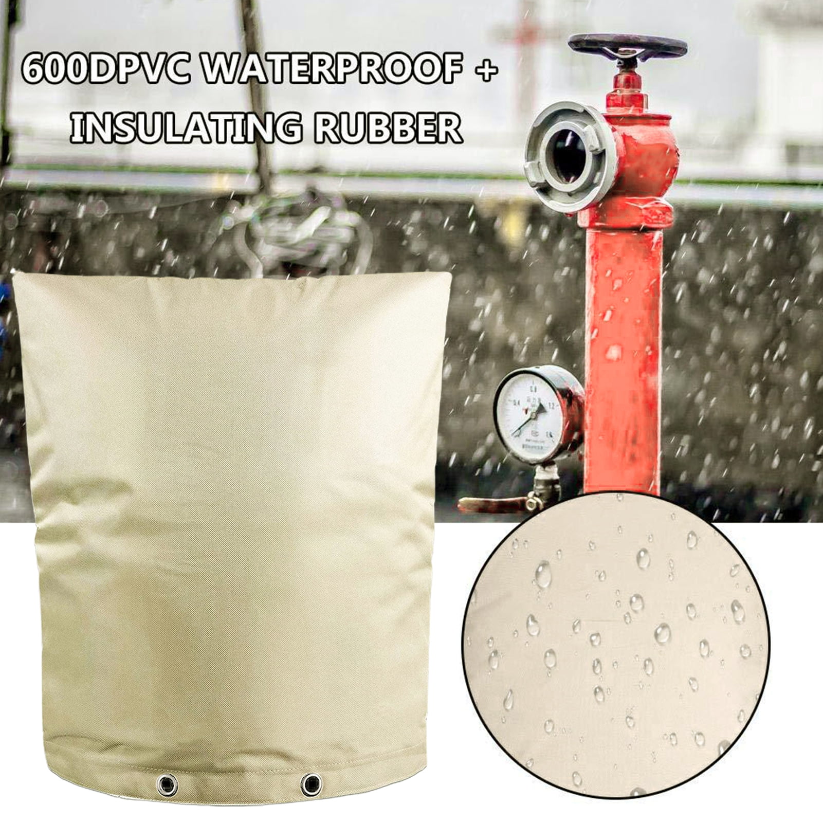 Bobasndm Check Valve Insulation Sleeve-Well Pump Cover,Wellhead Cover ...