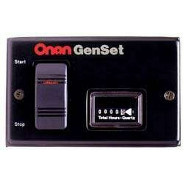 Cummins Onan (300-5332) Remote Switch and Hour Meter - Walmart.com