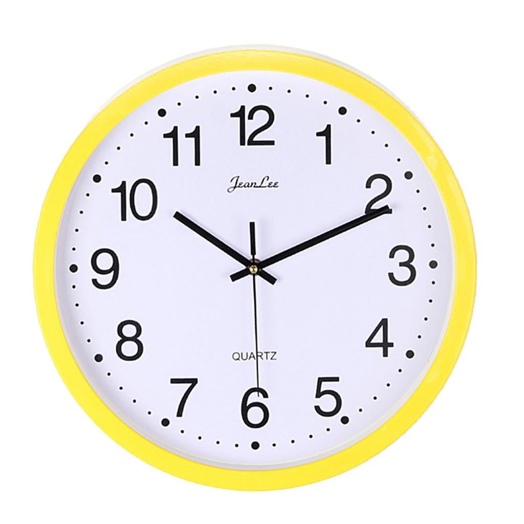 Home & Living Clocks large wall clock Wall Clock Yellow&Gray Unique ...