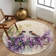Flowers Birds Large Area Rugs for Bedroom Living Room, Soft Non Slip ...