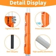 Ktaxon 4-24FT Extendable Telescopic Pole, 4-Section Aluminum Shaft ...